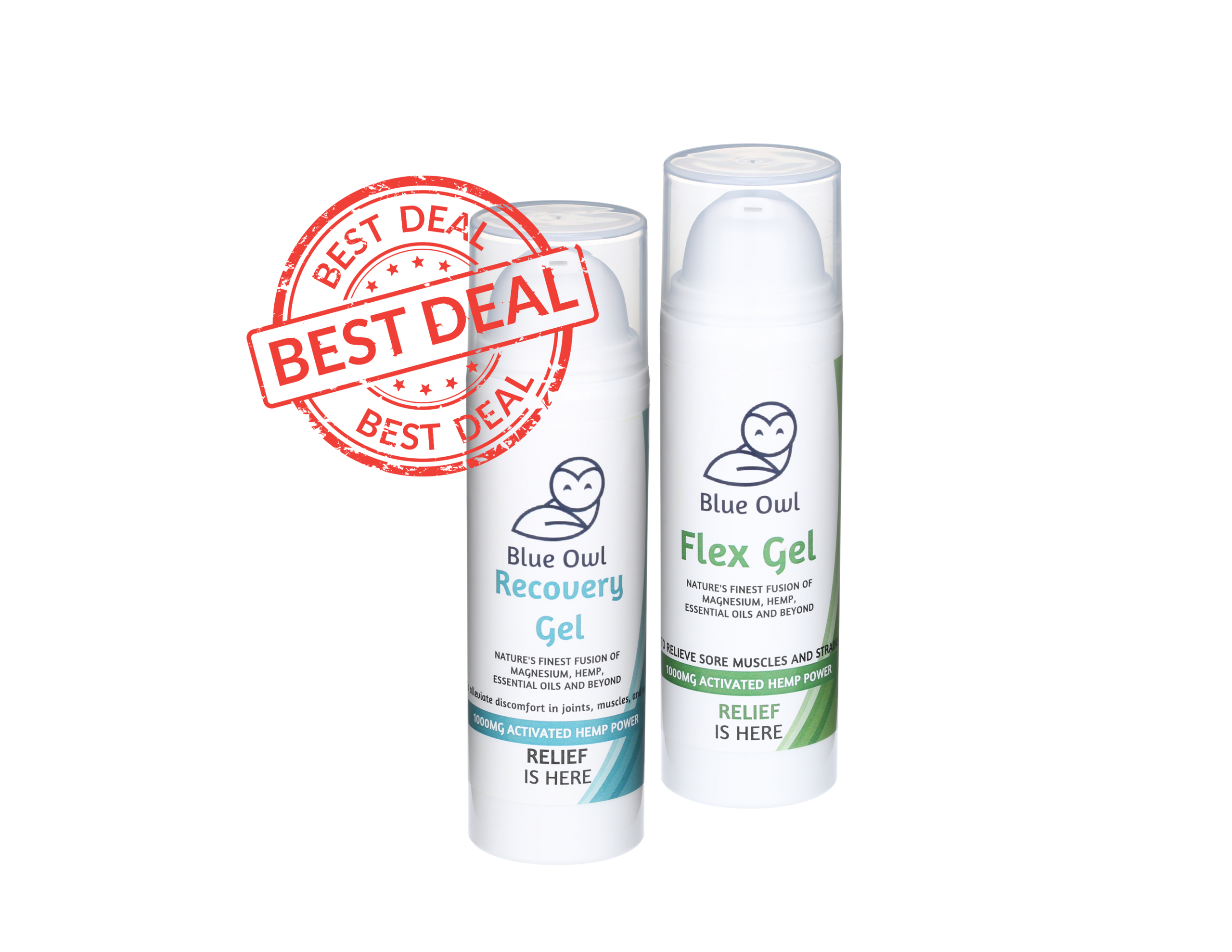 Bundle Our Flex And Recovery Gels | Blue Owl CBD